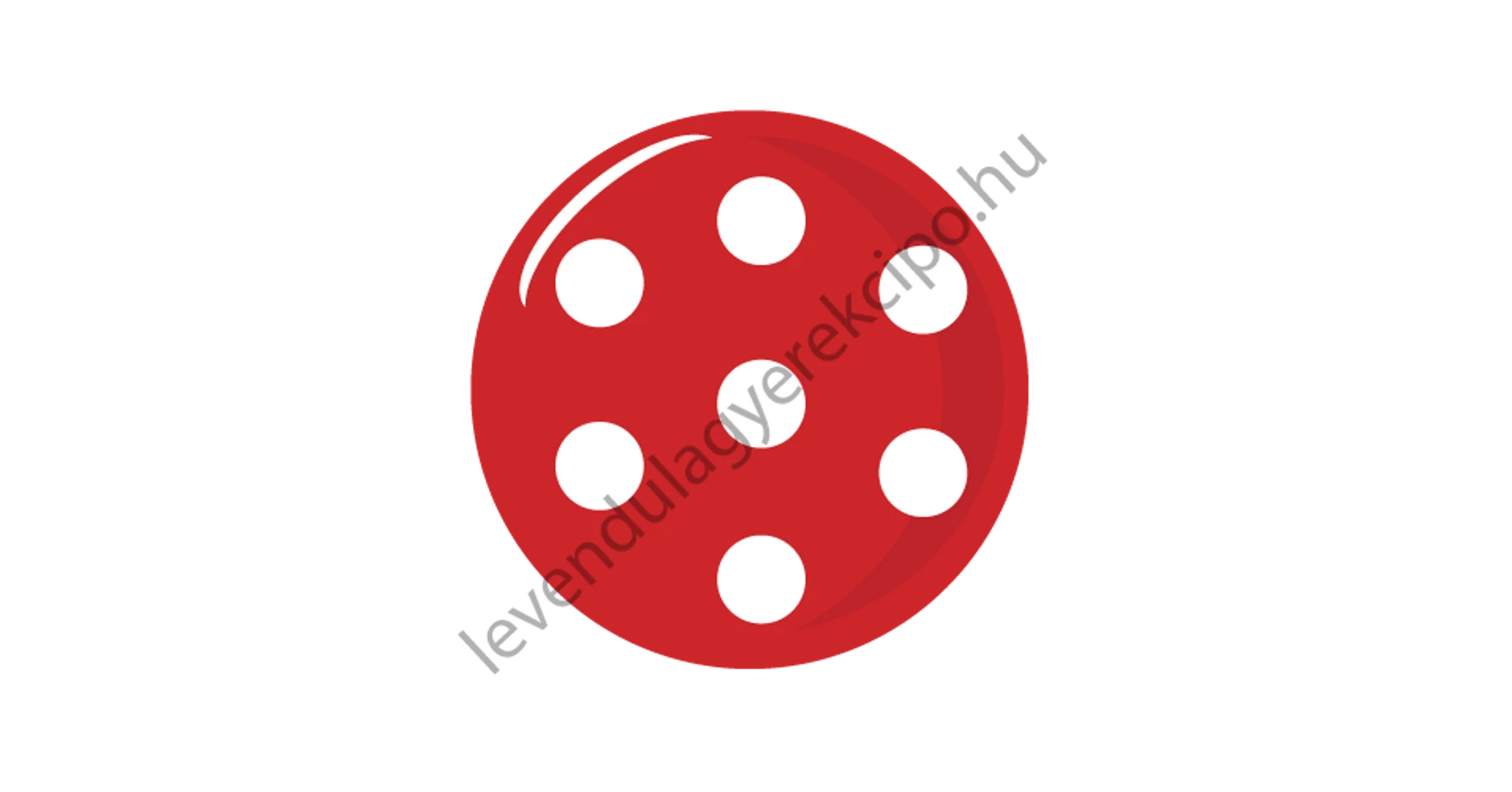 Labda ovis vasalható jel 2X2cm-JógyerekCipő.hu