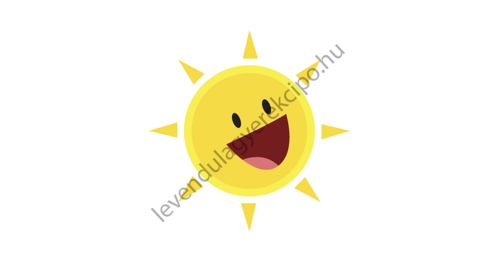 Napocska ovis vasalható jel 2X2cm-JógyerekCipő.hu