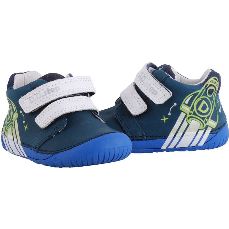 DD Step kék, űrhajós, barefoot cipő - jogyerekcipo.hu